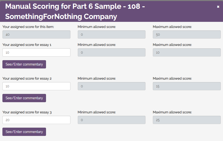 Exam Grading Manual | Institute of Certified Records Managers
