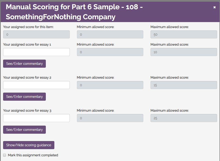 Exam Grading Manual | Institute of Certified Records Managers